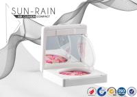 China Square Monolayer White Air Cushion Compact Makeup Compact CaseSF0802 for sale