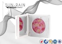 China Square Monolayer White Air Cushion Compact Makeup Compact CaseSF0802 for sale