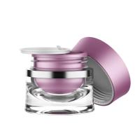 China Acrylic double wall round cosmetic packaging jars container airless cream jar SR-2304 for sale