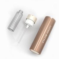 China ABS Eco Friendly Refillable Cosmetic Pump Lotion Bottle 30ml Replaceable slim round lotion bottle for sale