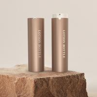 China ABS Eco Friendly Refillable Cosmetic Pump Lotion Bottle 30ml Replaceable slim round lotion bottle for sale