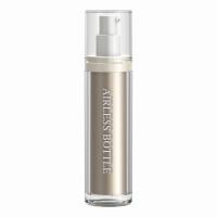 China PMMA double wall thick airless bottle squeeze pump 15ml 30ml 50ml for sale