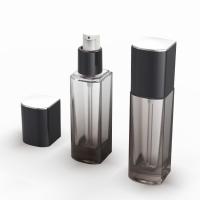 China Empty 30ml Frosted Glass Face Oil Serum Bottle Packaging 30ml Glass Pump Cosmetic Serum Oil Dropper Bottle for sale