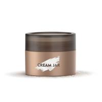 China Refillable All Plastic Pp Cream Jars 3 Oz Cosmetic Jars Double Wall Cosmetic Jars for sale