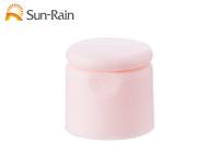 China Pink Plastic Flip Top Caps , Pump Aluminum Cap 24/410 28/410 SR204C for sale