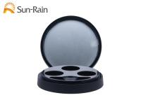 China Round Eyeshadow Palette Case ABS Makeup Eyeshadow Box With Mirror SF0806B for sale