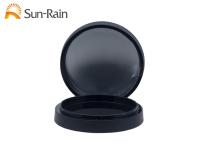 China Beauty Cosmetic Plastic Blusher Black ABS Blush Case With Mirror SF0806A for sale