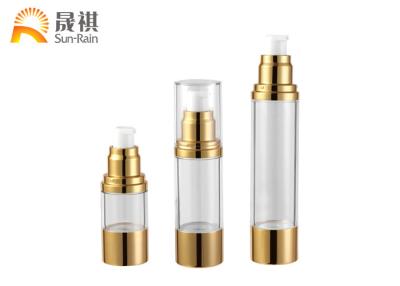 China Plastic Cream Lotion Bottle 15ml 30ml 50ml Cosmetic Set Packaging SR-2108C for sale