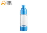 China 15ml 30ml 50ml Airless Cosmetic Bottle Blue AS Bottle For Lotion Cream SR-2108E for sale