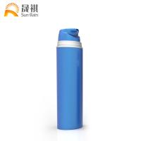 China Cosmetic PP Airless Bottle 50ml 100ml 150ml 200ml Round White Container for sale