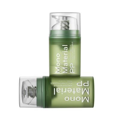 China Eco Friendly Mono Airless Pump Bottle All Plastic PP Cosmetic Airless Bottles For Personal Care Packaging for sale