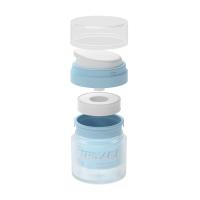 China Customized Empty PET Body Cream Bottle Container PP Material Refillable Airless Cosmetic Bottle for sale