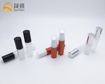 China PP Plastic Small Airless Pump Bottle 5ml 80ml 10ml For Sample Cream SR2105 for sale