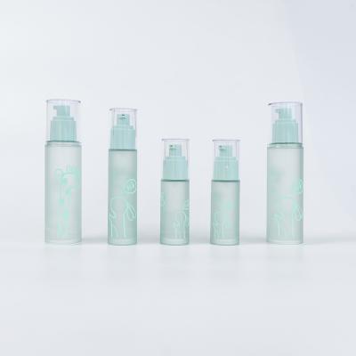China 30ml 50ml Screw single wall AS airless Pump Bottle For Personal Care Packaging for sale