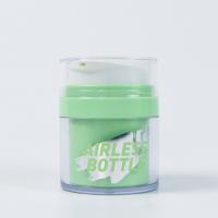 China Empty PET Bottle Airless Pump Bottle For Customized PP Material Refillable Body Cream Container for sale