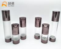China 15ml 30ml 50ml Lotion Airless Pump Bottle UV AS Empty Bottle For Cream for sale