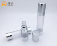 China 15ml 30ml 50ml Lotion Airless Pump Bottle UV AS Empty Bottle For Cream for sale