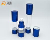 China 15ml 30ml 50ml Lotion Airless Pump Bottle UV AS Empty Bottle For Cream for sale
