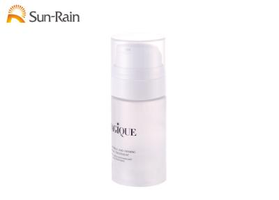 China Pp / Pet Airless Cosmetic Bottle 30ml  For Cosmetic Lotion Cream Packaging for sale