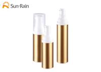 China Recycle Airless Pump Bottle 30ml 50ml 80ml Containers In Gold Color Sr2109 for sale