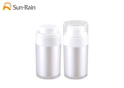 China Sr2151b Airless Dispenser Bottles , Double Deck Airless Lotion Pump Bottles for sale