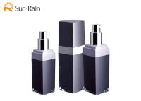 China Square Black Lotion Bottle Packaging Cream Pump Bottle 30ml 50ml Sr-2260 for sale