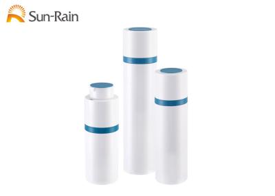 China Plastic rotary cosmetic bottle airless pump serum bottle 15ml 30ml 50ml for sale