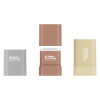 China Factory Direct Can Customize Color Foundation Stick All Plastic Oval Shape Deodorant Bottle With A Brush for sale