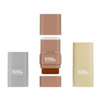 China Factory Direct Can Customize Color Foundation Stick All Plastic Oval Shape Deodorant Bottle With A Brush for sale