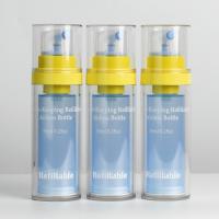 China Manufacturers Double-Wall PET Bottle Refillable Fresh-Keeping 30ml Airless Pump Bottle for sale