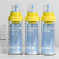 China Manufacturers Double-Wall PET Bottle Refillable Fresh-Keeping 30ml Airless Pump Bottle for sale