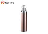 China Luxury Petg  Airless Lotion Pump Bottles 30ml 50ml Round Shape For Skin Care for sale