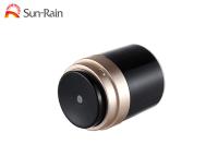China Acrylic Airless Cream Jar Empty Abs Pmma Material Black Color With Mirror for sale