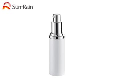 China White 15ml 30ml 50ml Cream Pump Bottle Packaging For Cosmetics Alum Cap for sale