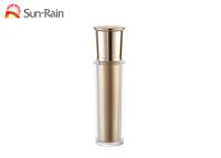 China MS Plastic Empty Lotion Bottle Packaging With Gold Lid 80ML Capacity for sale