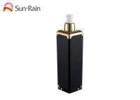 China Small Sqaure Flat Lotion Pump Bottle , Acrylic Cosmetic Face Cream Bottle SR-2261 for sale
