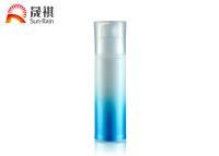 China Blue Color Cosmetic Airless Spray Bottle For Eye Cream Packaging SR2107A for sale