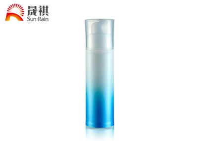 China Blue Color Cosmetic Airless Spray Bottle For Eye Cream Packaging SR2107A for sale