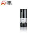 China AS Material Black Airless Pump Bottle For Personal Care Cream SR-2108G for sale