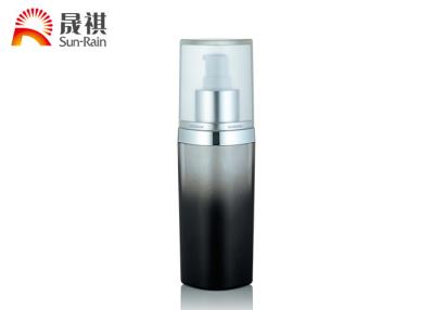 China ISO9001 Passed Black Acrylic Lotion Bottle With 50ml 60ml 120ml Capacity for sale
