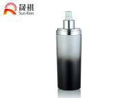 China ISO9001 Passed Black Acrylic Lotion Bottle With 50ml 60ml 120ml Capacity for sale