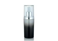 China ISO9001 Passed Black Acrylic Lotion Bottle With 50ml 60ml 120ml Capacity for sale