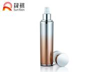 China PETG Material Orange Cosmetic Lotion Container SR2219 PE Inner 100ml /120ml for sale