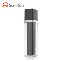 China 30ml 50ml rotate cosmetic empty black airless lotion pump bottles for sale