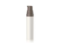 China Small narrow airless bottle pp cosmetic sample snap on design for sale