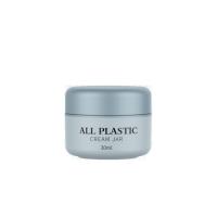 China Eco Friendly Polypropylene 0.35oz Plastic Cosmetic Jars With Lids for sale