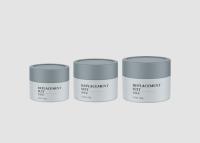 China 100g 150g 200g Double Wall Refillable Empty Plastic Jars With Lids for sale