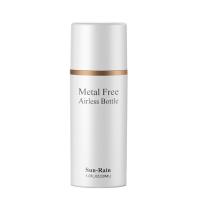 China Biodegradable All Plastic Airless Pump Bottles Recyclable Empty Lotion bottle Plastic Mono Material Cosmetic bottle for sale