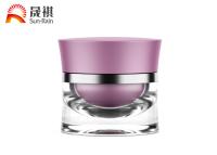 China Cosmetic Pump EDM Face Lotion Bottle And Cream Jar Acrylic Double Wall Waist for sale