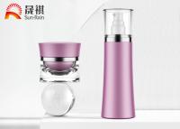 China Cosmetic Pump EDM Face Lotion Bottle And Cream Jar Acrylic Double Wall Waist for sale